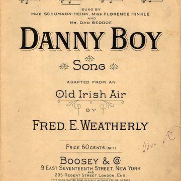 Danny Boy - Frederic Weatherly - Free Piano Sheet Music